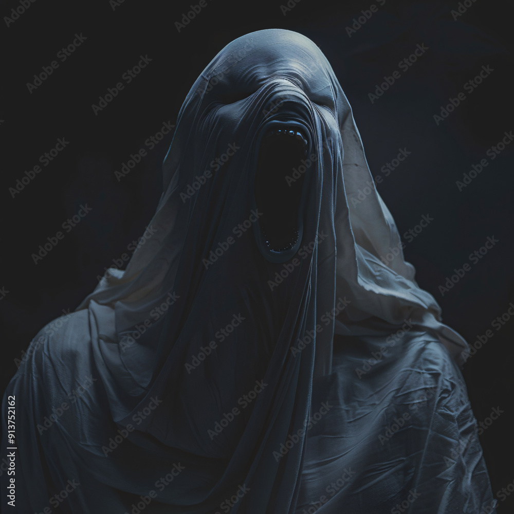 Terrifying Ghostly Apparitions with Screaming Faces and Tattered Cloaks ...