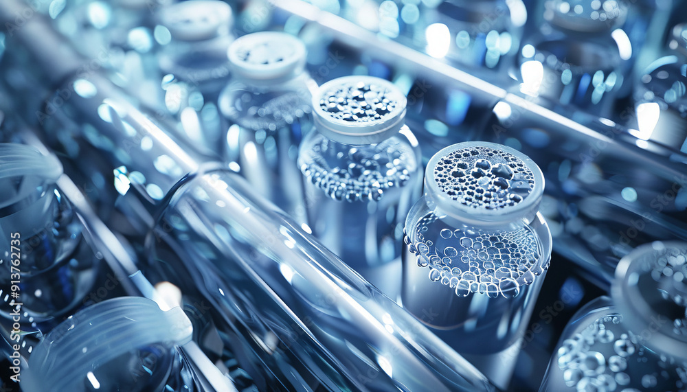 A close-up illustration of a reverse osmosis unit's advanced filtration ...