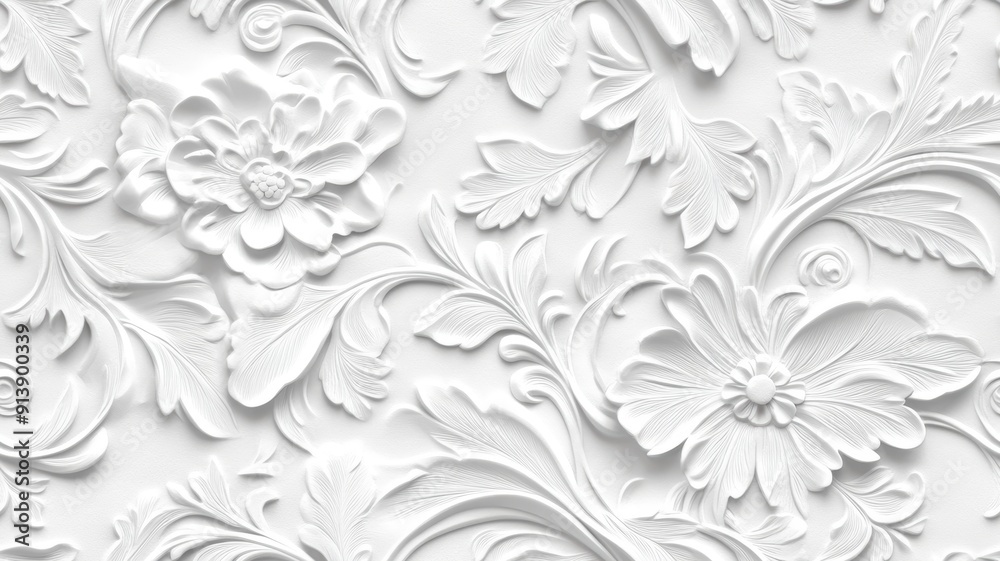 Seamless barocco scrollwork pattern venzel and whorl Royal vintage ...