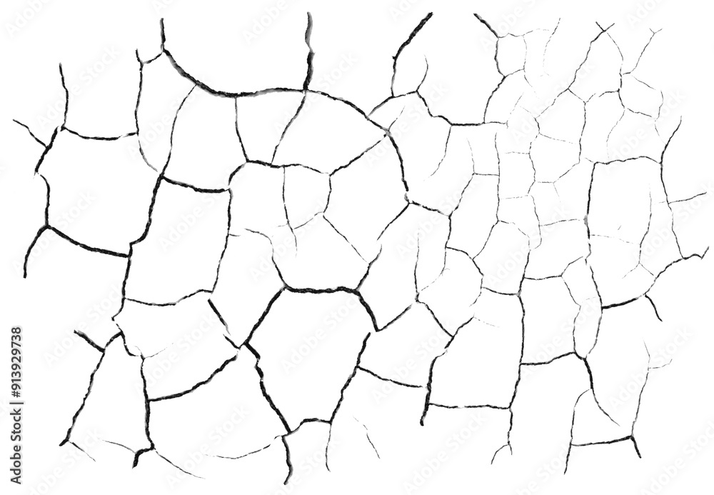 Cracks transparent background PNG macro Stock Illustration | Adobe Stock