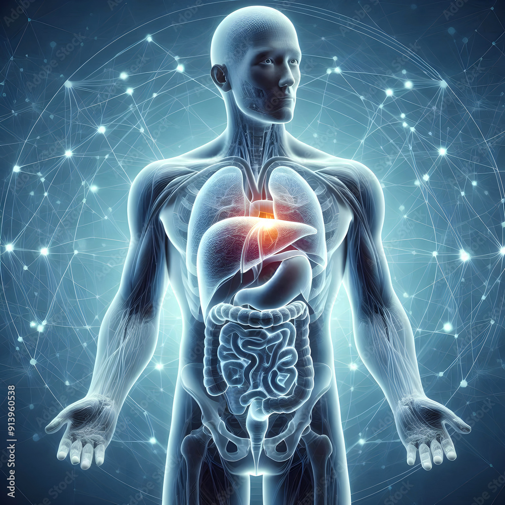 Comprehensive Human Body Organs Anatomy Detailed Liver Structure for ...