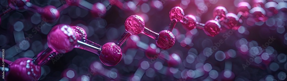 Visualizing the van der Waals structure of tripeptide molecule in a 3D ...