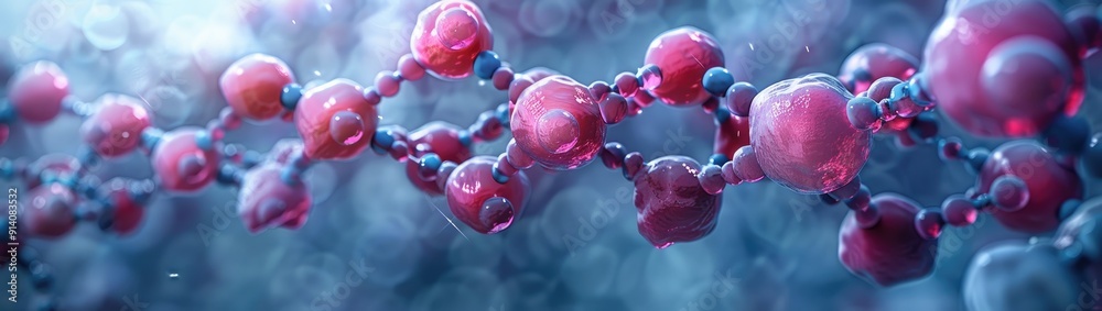Visualizing the van der Waals structure of tripeptide molecule in a 3D ...