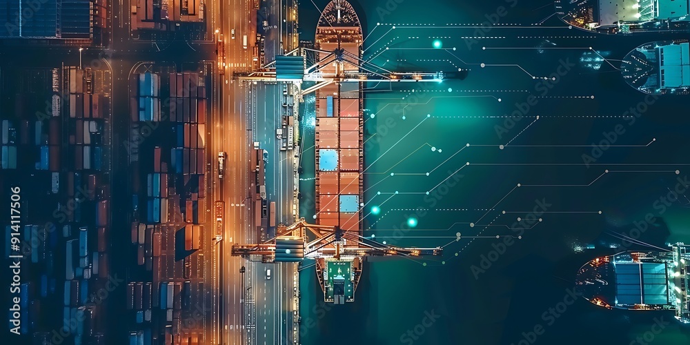 Advanced port operations management using AI to streamline berth allocation and cargo handling ...