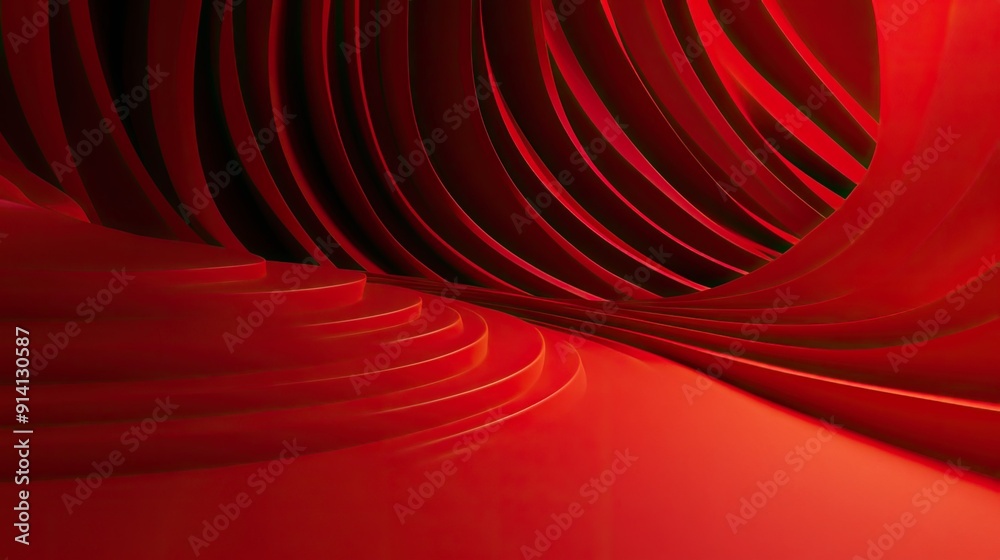 Passionate 3D red background with deep hues and dramatic shadows ...