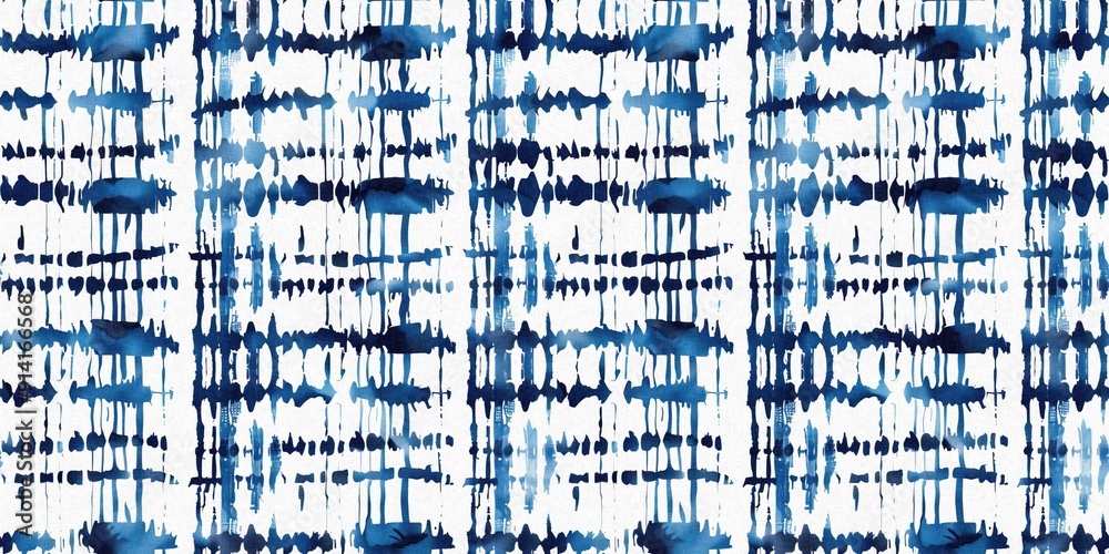 Modern blue white irregular beach stripe border for summer doodle ...