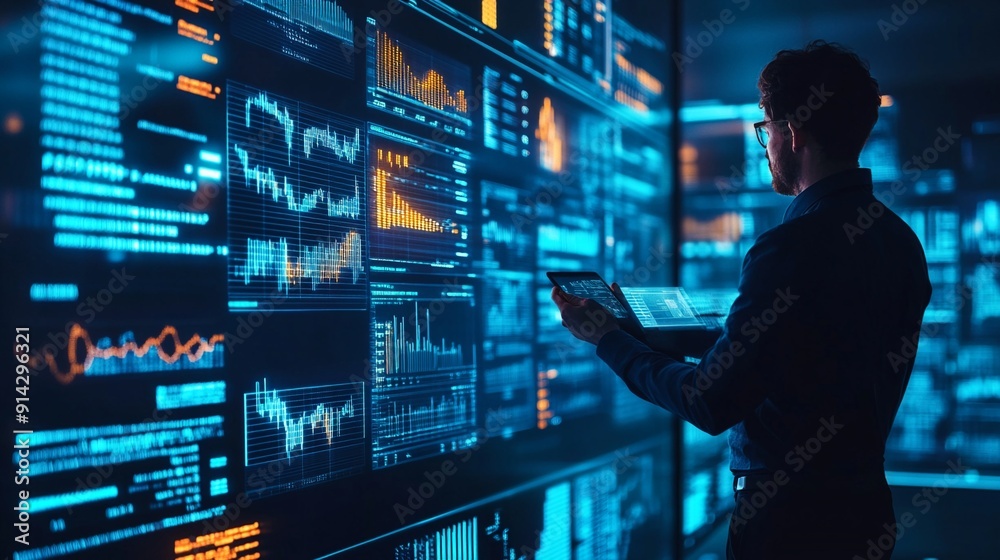 Data science and engineering digital technology Stock Photo | Adobe Stock