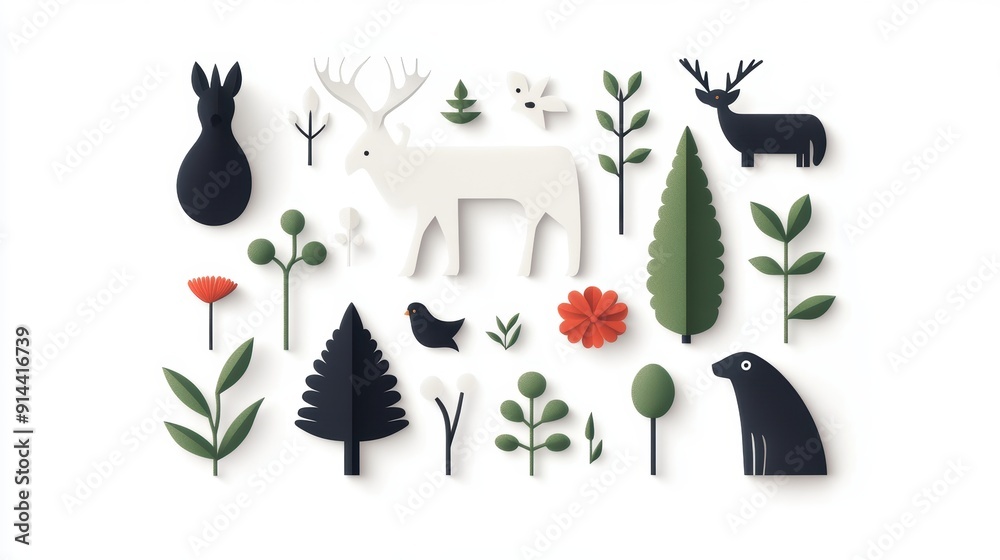 Illustrated infographic showcasing the incredible diversity of animal ...