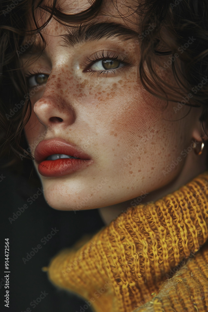 Ultra Realistic Portrait Art Styled Like a Vogue Magazine Cover a ...