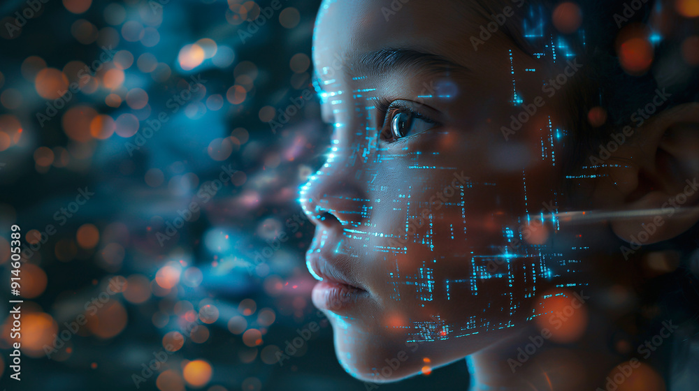 Little Girl High Tech Child, Digital Native. Personality, Online ...