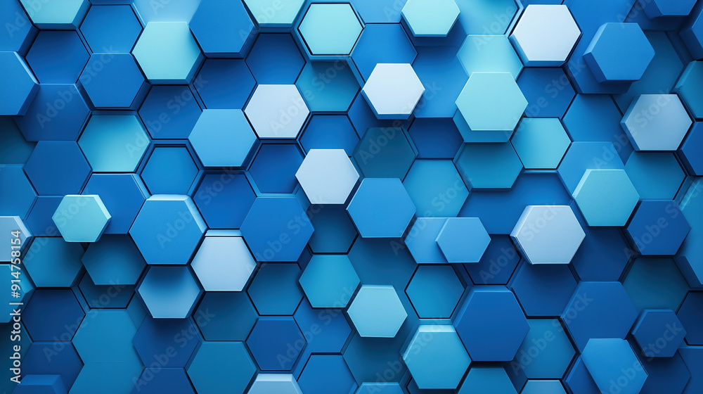hexagon shape background Stock Illustration | Adobe Stock