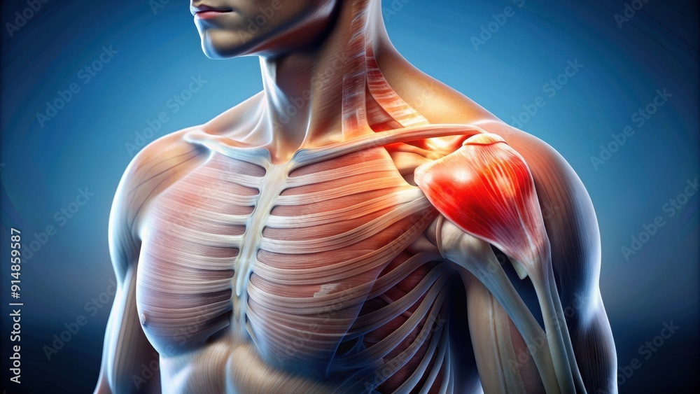 of rotator cuff tear in the shoulder , injury, pain, medical ...