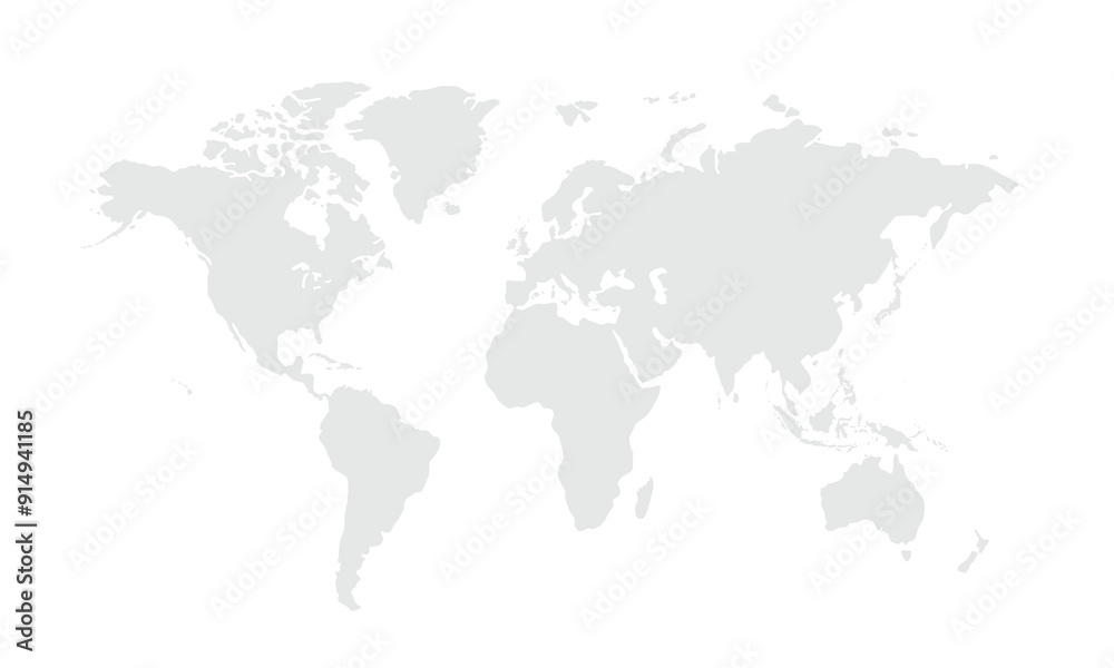World map Grayscale,isolated on white background for website layouts ...