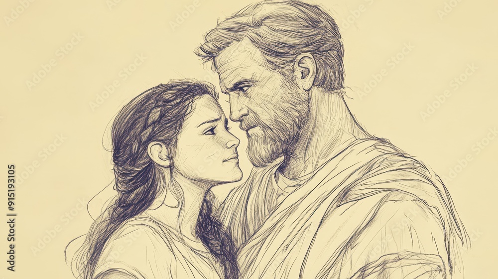 Biblical Illustration of Judges: Jephthah’s Victory and Vow, Final ...