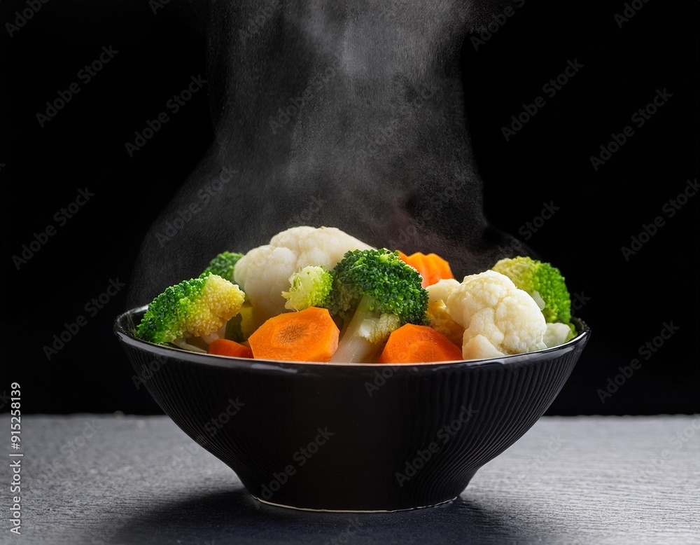 Cuenco con comida sana vegetales y verduras clientes recién hecho con ...