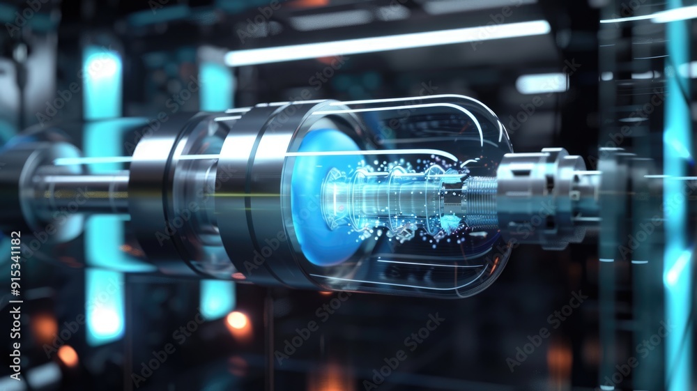 An animated model of a fusion reactor concept, demonstrating how ...