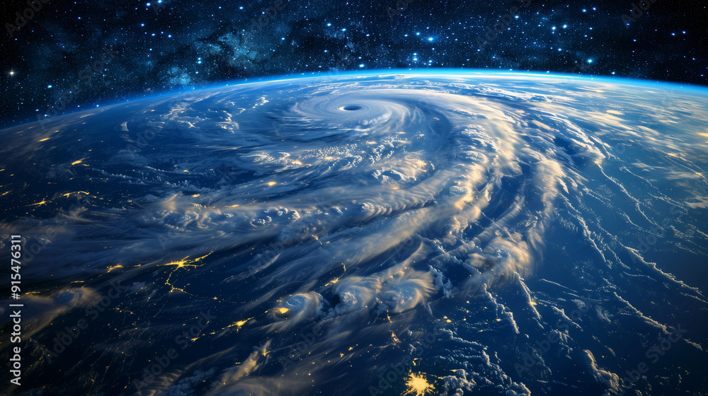 Gorgeous Tornado, A whimsical and animated art style depiction of a ...