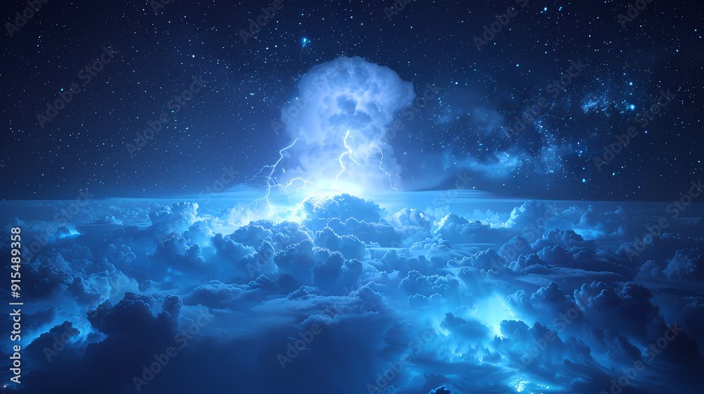 The Blue Jet lightning phenomenon occurs in the upper atmosphere. When ...