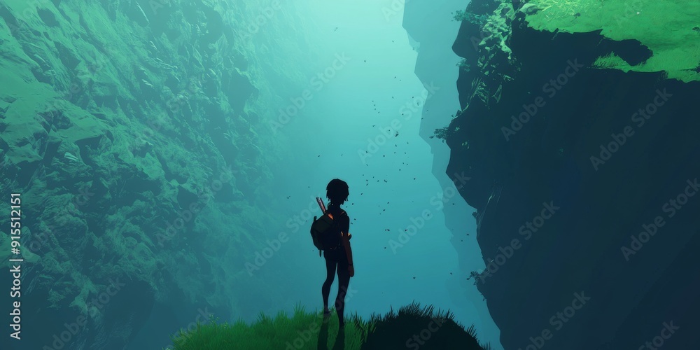 Mysterious Abyss Adventure: Anime-Style Dive into the Unknown Depths of ...