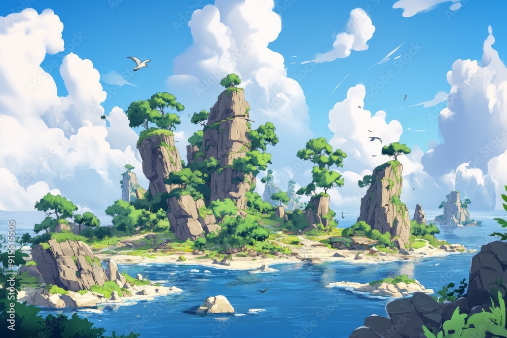 Mysterious Anime-Style Adventure Archipelago with Untold Stories Hidden ...