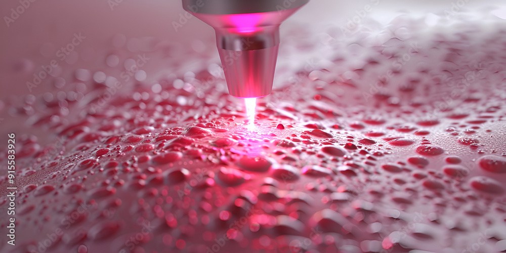 Laser Cutting Red Material with Precision - Advanced Industrial ...