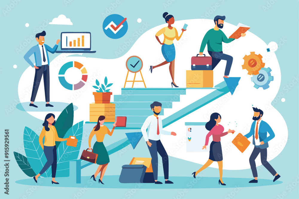 New employees engage in various activities to foster collaboration ...