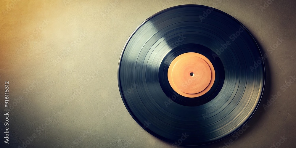 Vintage vinyl record from the 70s , music, nostalgia, retro, groovy ...
