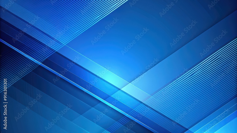Modern blue background with clean lines and minimalist design, blue ...