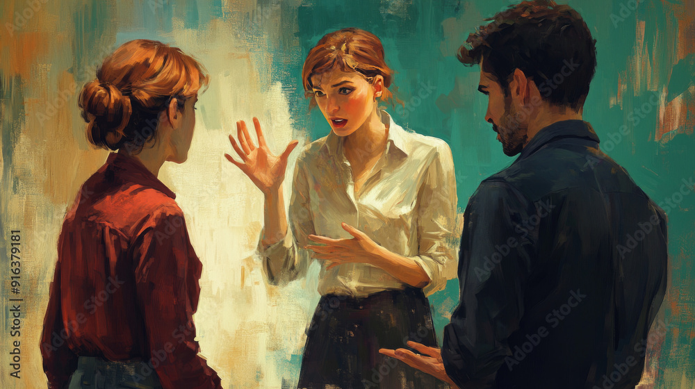 Illustrate the subtleties of non-verbal communication, such as body ...