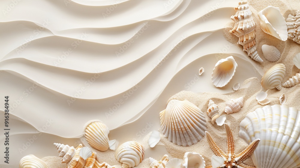 Seashell and sandy texture beach wedding invitation. perfect for ...