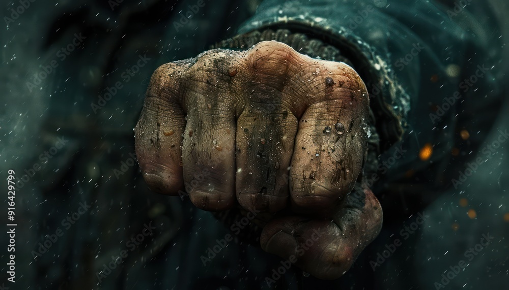 Powerful Fist, Gripping Hand, Strong Fingers, Determined, Grit, Resolve ...
