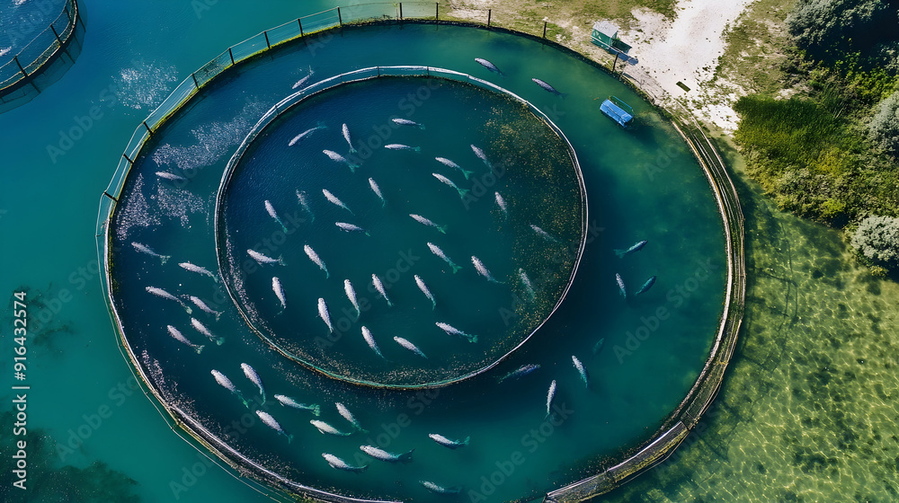 Integrated aquaculture systems providing fish meal for livestock Stock ...