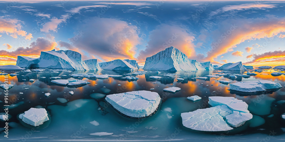 HDRI Arctic Equirectangular Panoramas C Stock Photo | Adobe Stock