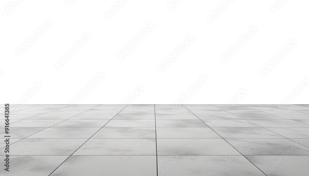 grey tile floor isolated on transparent background cutout Stock Photo ...