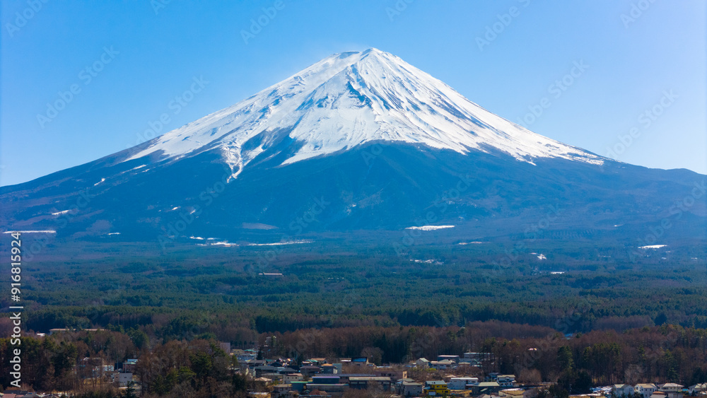 Japan’s Mt. Fuji is an active volcano about 100 kilometers southwest of ...