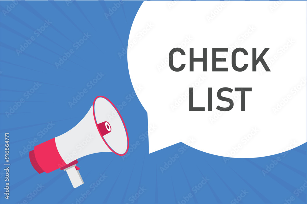 check list button, banner, label, template for website. check list text ...