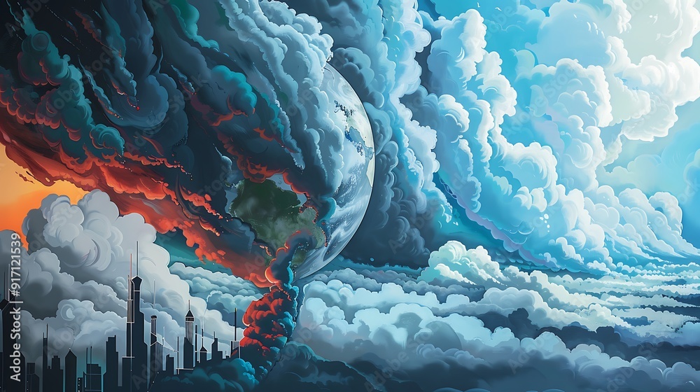 Understanding Ozone Layer Depletion: Scientific Diagram for ...