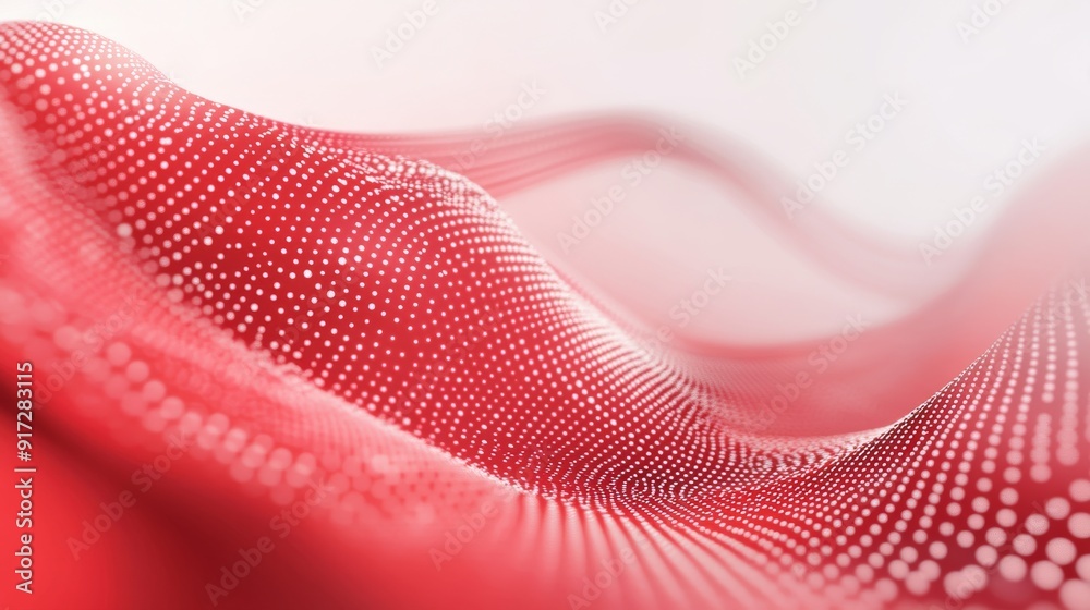 red banner background designed for article title with a high-tech theme ...
