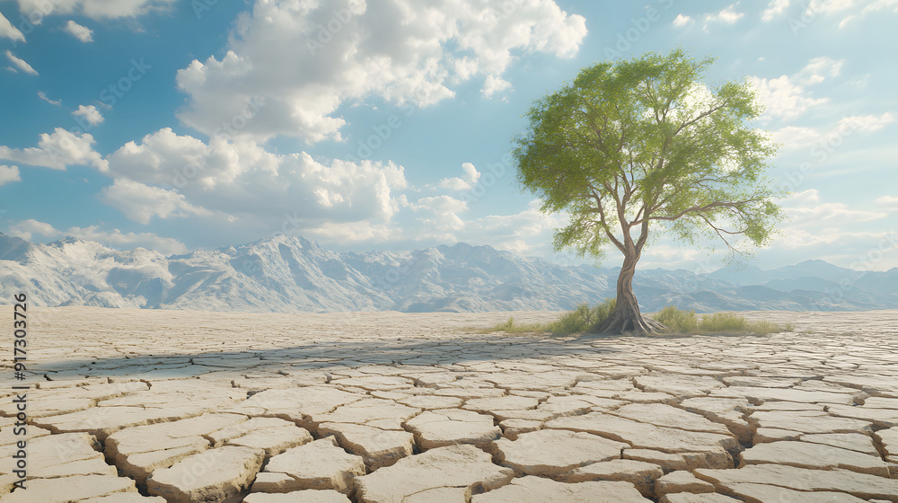 Soil Degradation with Dry and cracked land, soil pollution and ...