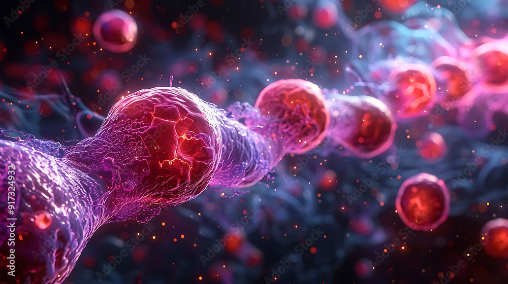 Highresolution image depicting pathophysiology of type 2 diabetes ...