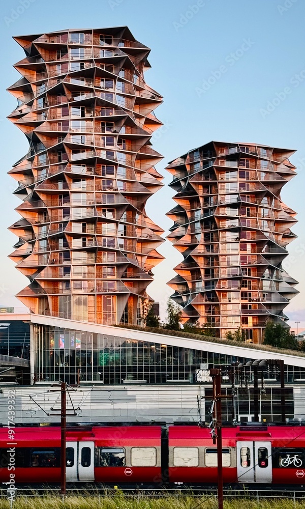Copenhagen, Denmark: Kaktus Tower architecture details designed by ...