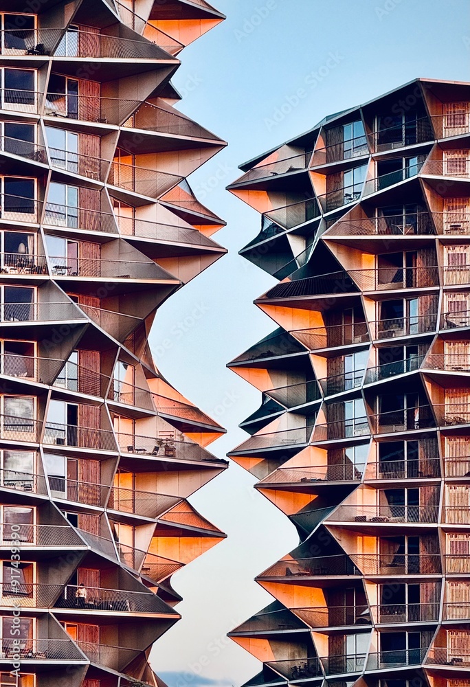 Copenhagen, Denmark: Kaktus Tower architecture details designed by ...