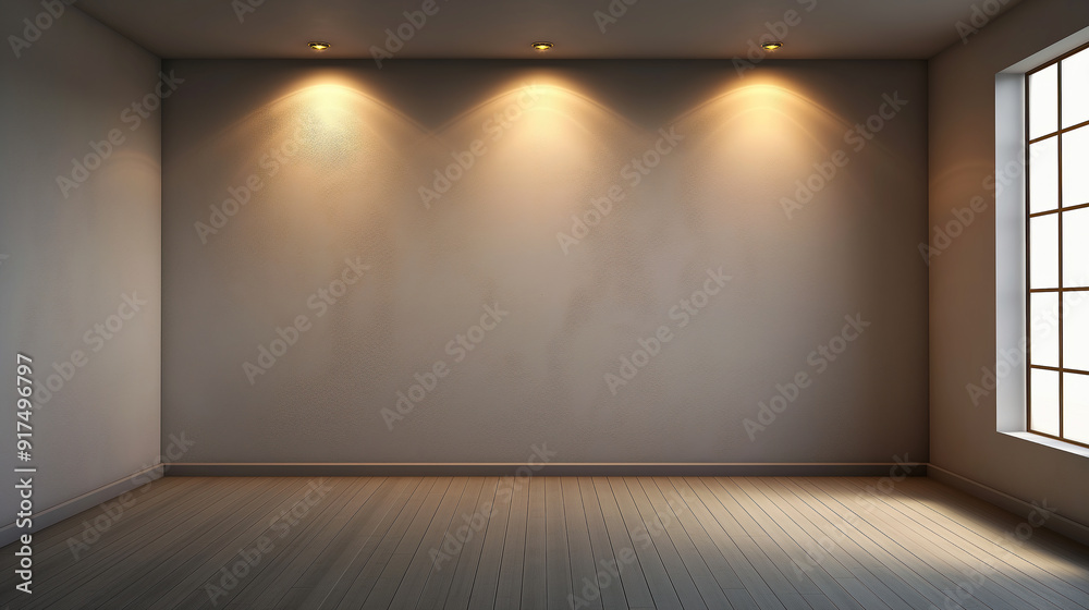 room design interior modern empty background wall luxury house floor ...