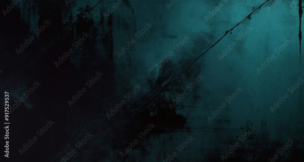 Glitter mist. Paint water splash. Magic spell. Blue teal aqua silver ...