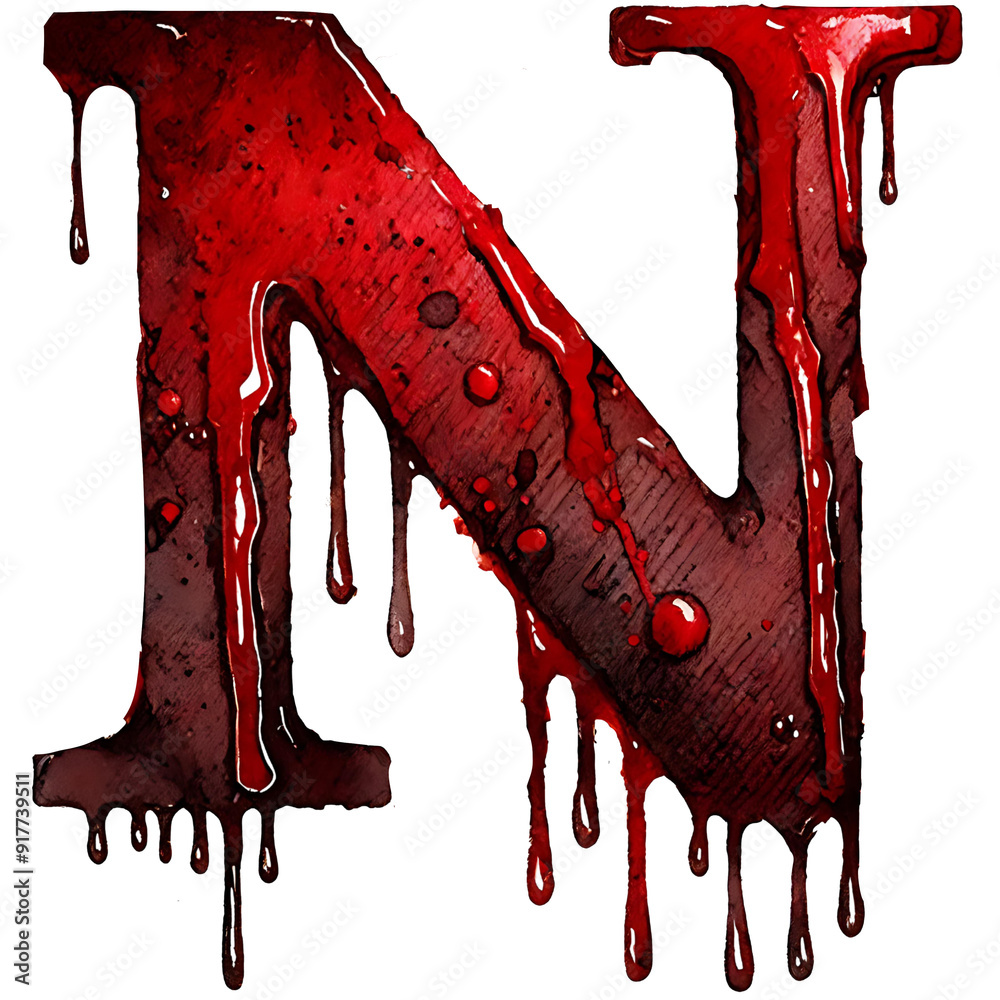 Bloody Alphabets PNG | Halloween Digital Alphabet Set | Horror Font ...