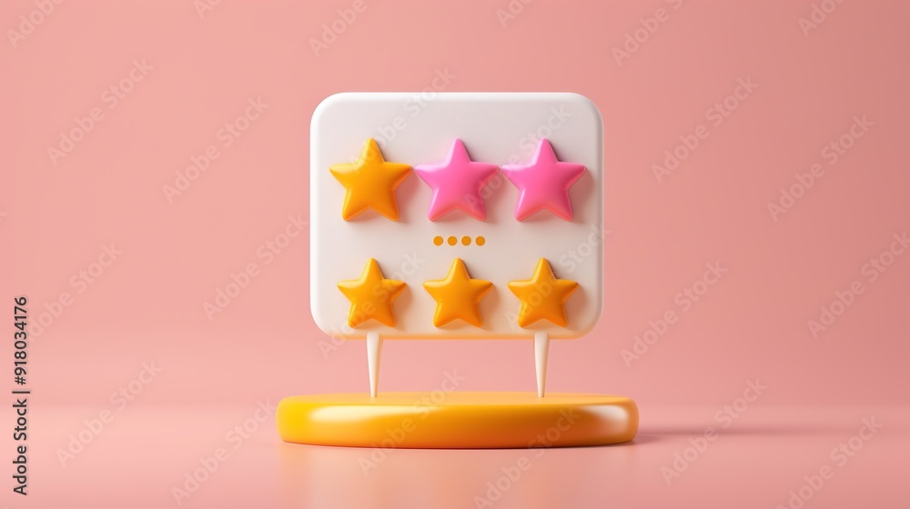 Modern User Interface with Star Rating System for Client Satisfaction ...