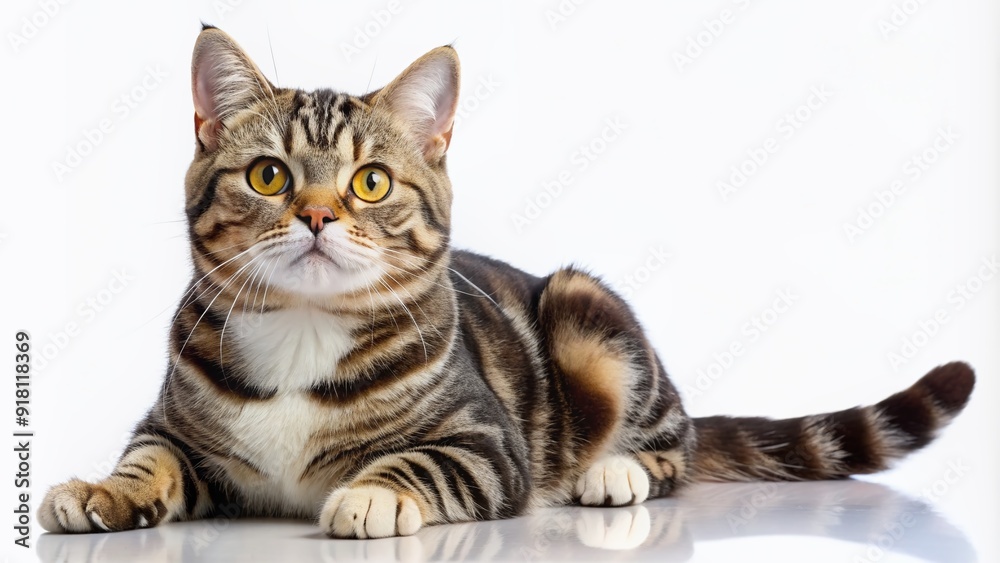 Adorable American Wirehair cat with unique wiry coat and whiskers ...