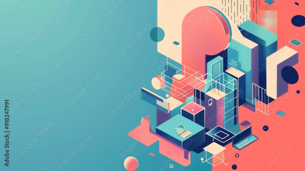Creative background picture of human for business application website ...