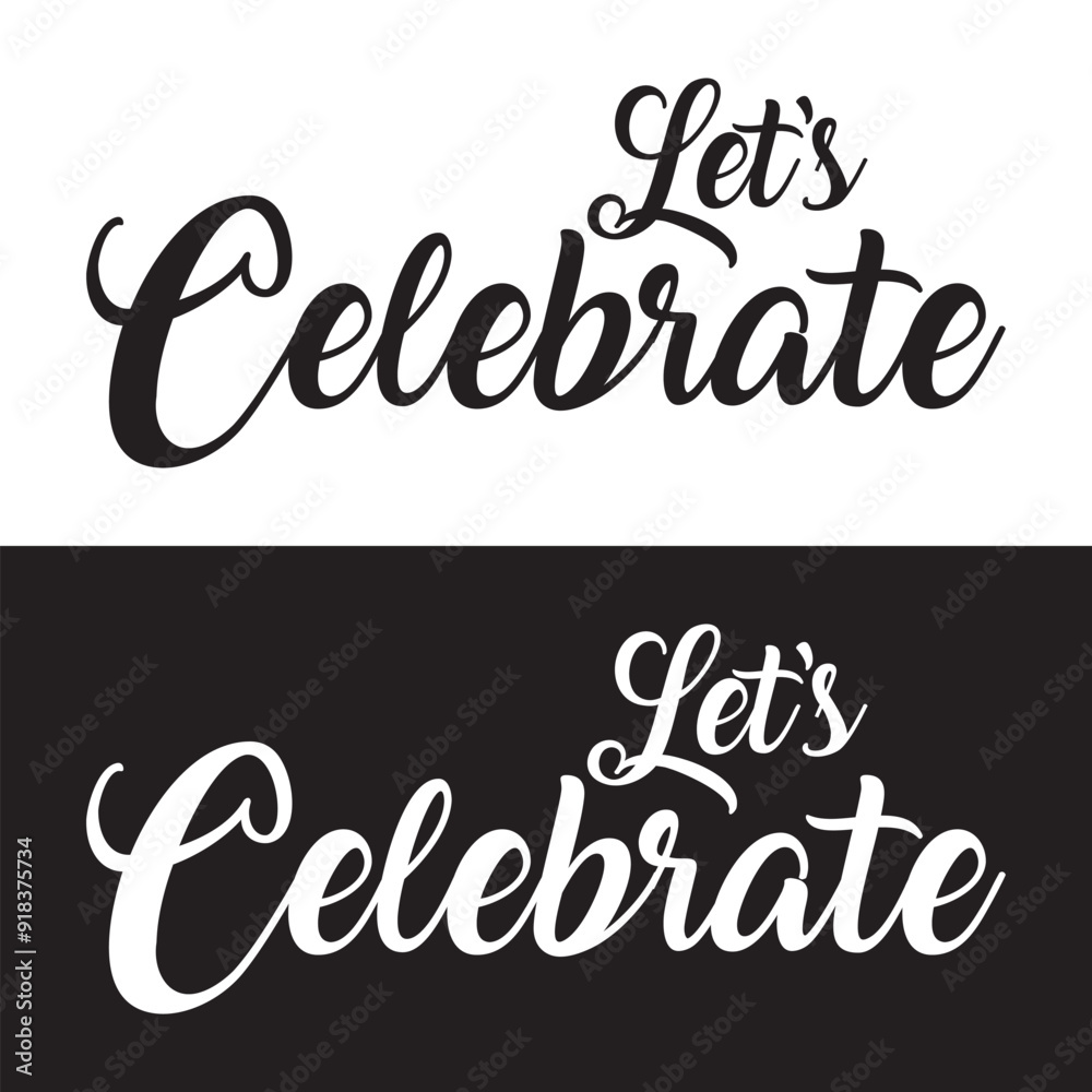 Let’s celebrate hand lettering, custom typography, black and white ink ...