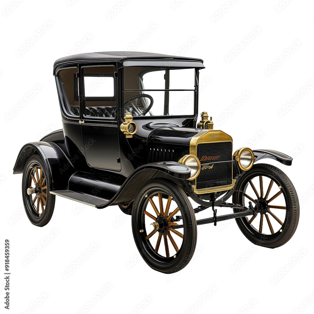 Ford Model T on transparent background, png Stock Photo | Adobe Stock